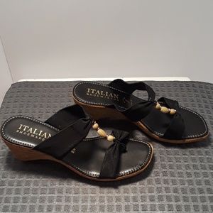 Italian Shoemakers | Shoes | Italian Shoemakers Black Sandals | Poshmark
